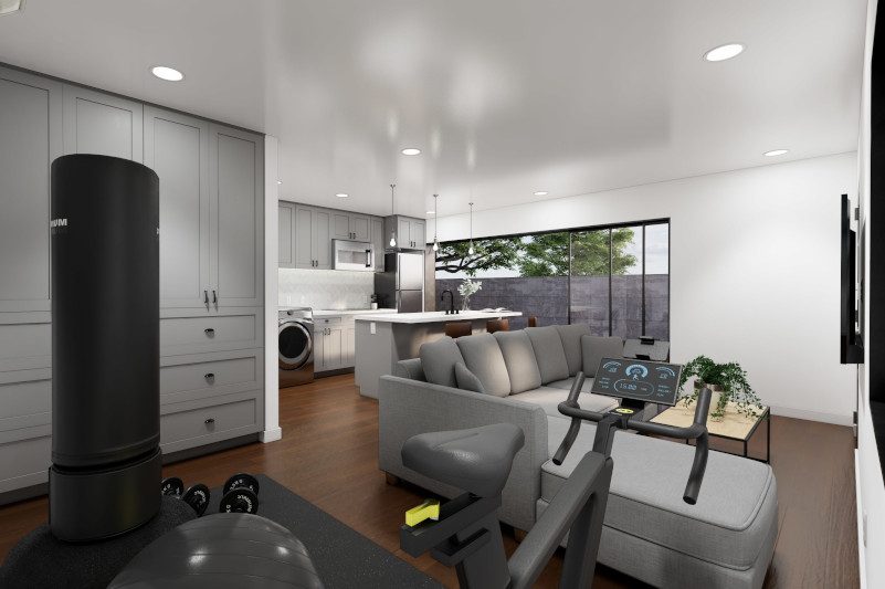 Modern Garage Conversion Plan